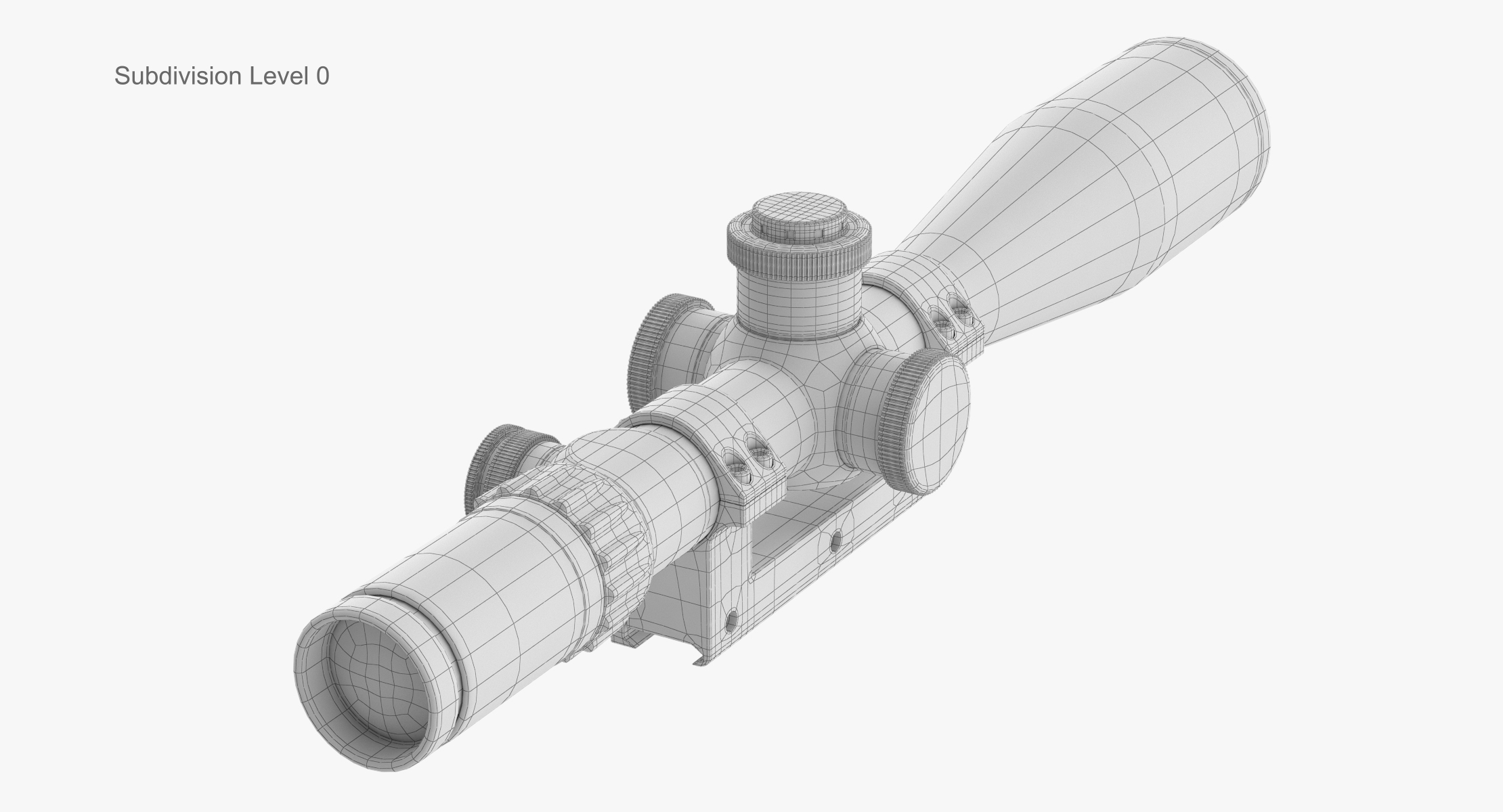 3d scope rifle