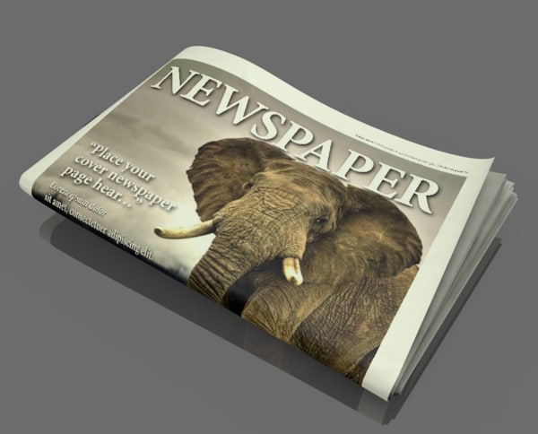 Newspaper 3D Models for Download | TurboSquid