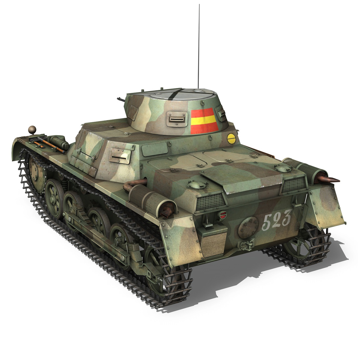 3d pzkpfw 1a - tanks