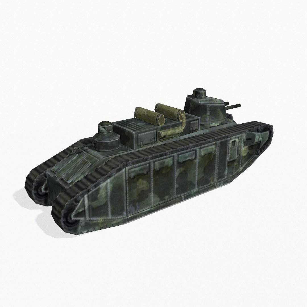 3d char 2c tank