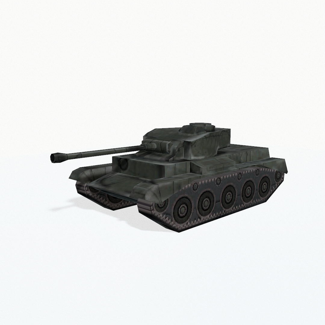 comet tank a34 3d model