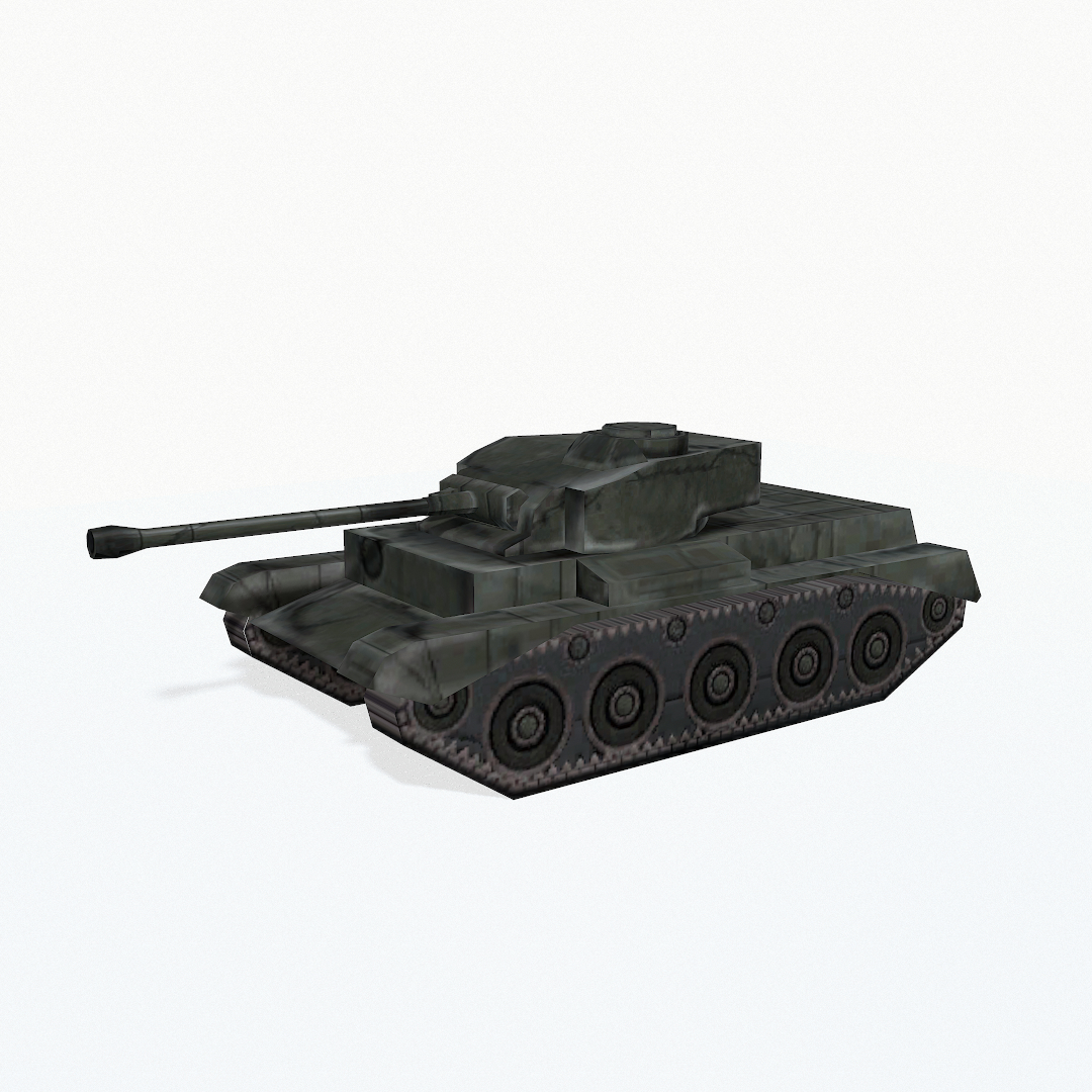 comet tank a34 3d model
