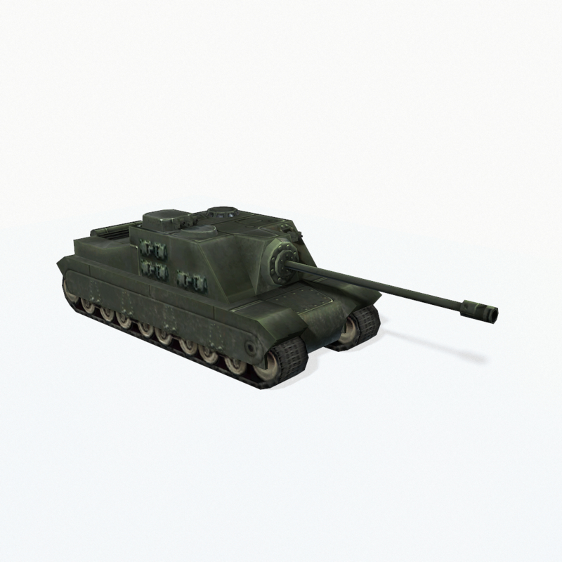 3d model tank tortoise a39