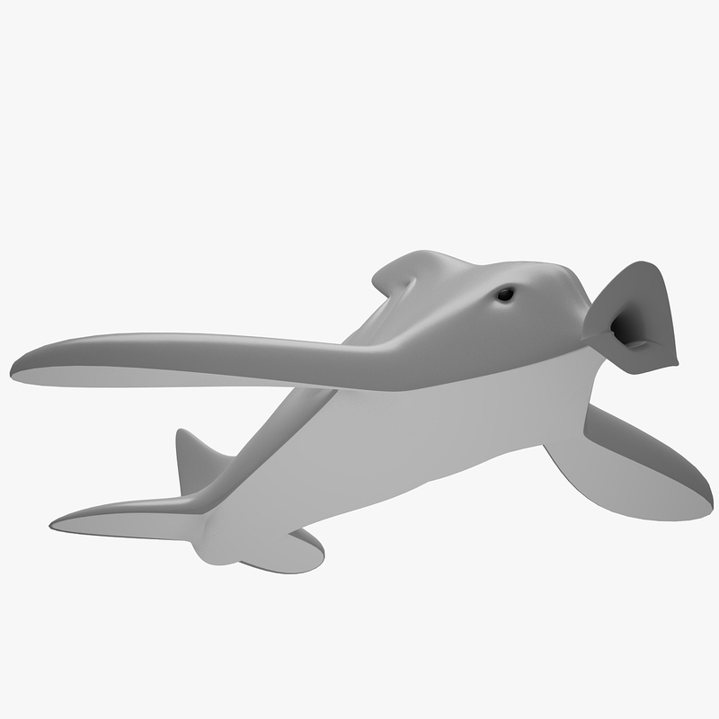 3d mutant dolphin