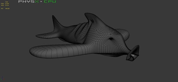 3d mutant dolphin