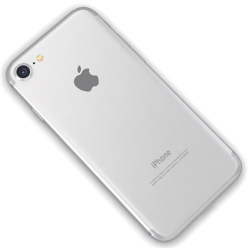 apple iphone 7 silver 3d 3ds