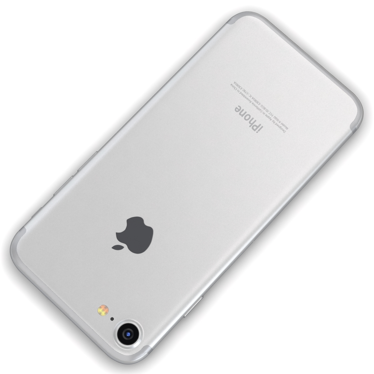 apple iphone 7 silver 3d 3ds