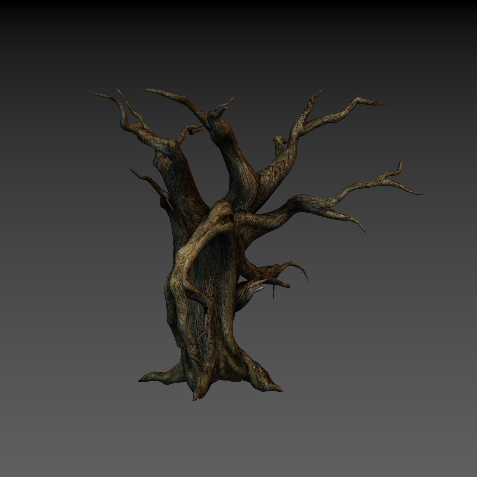 3d tree monster model
