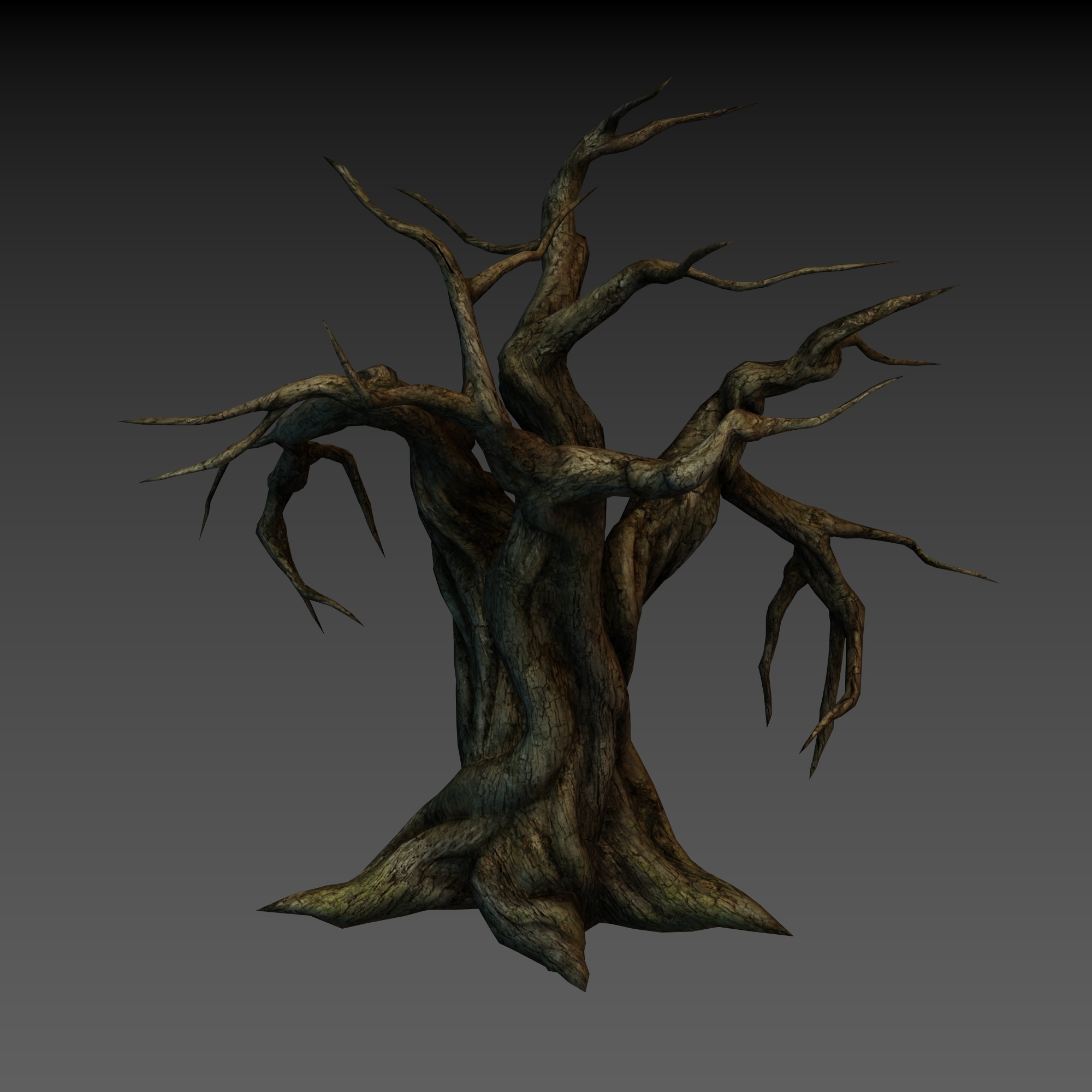 3d tree monster model