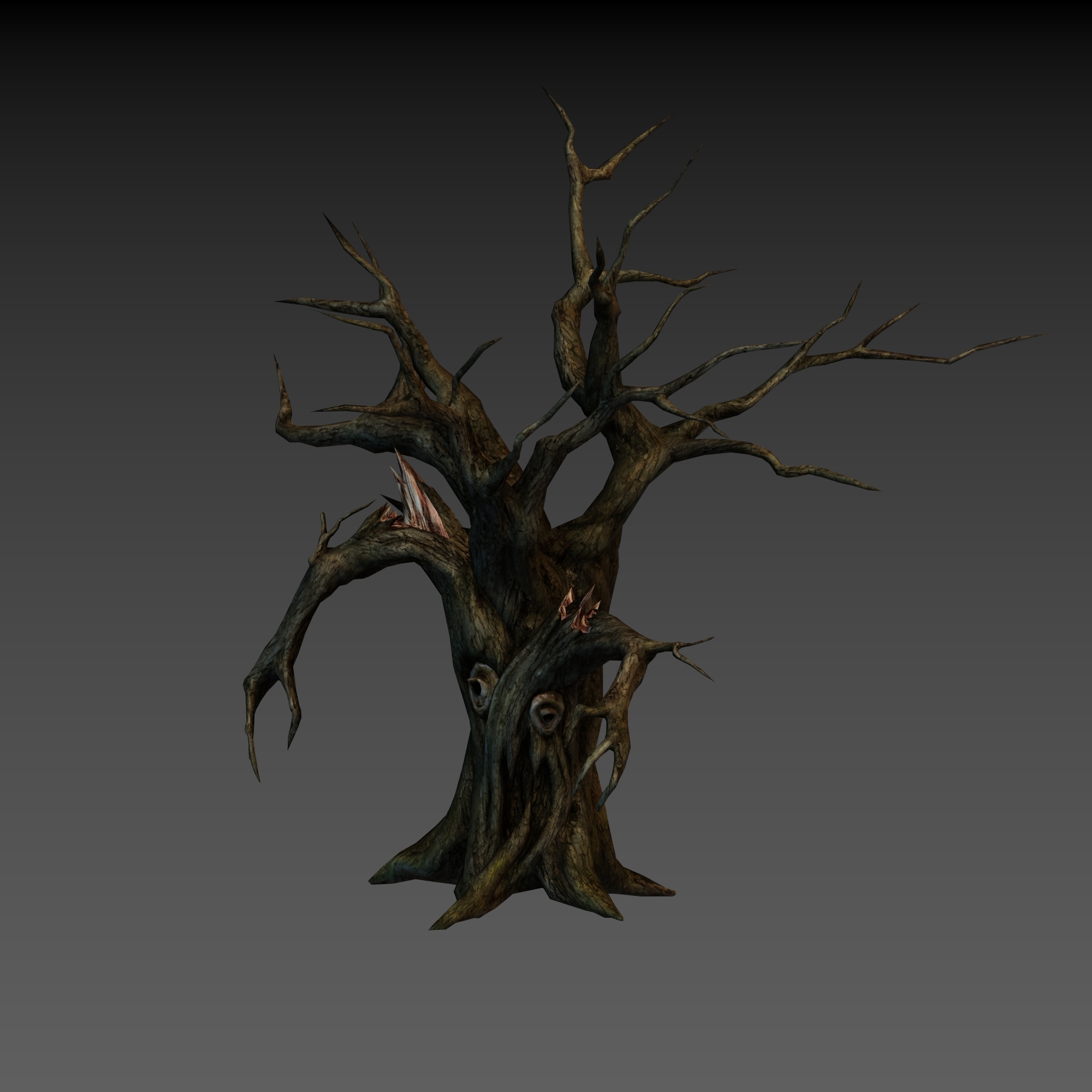 3d tree monster model