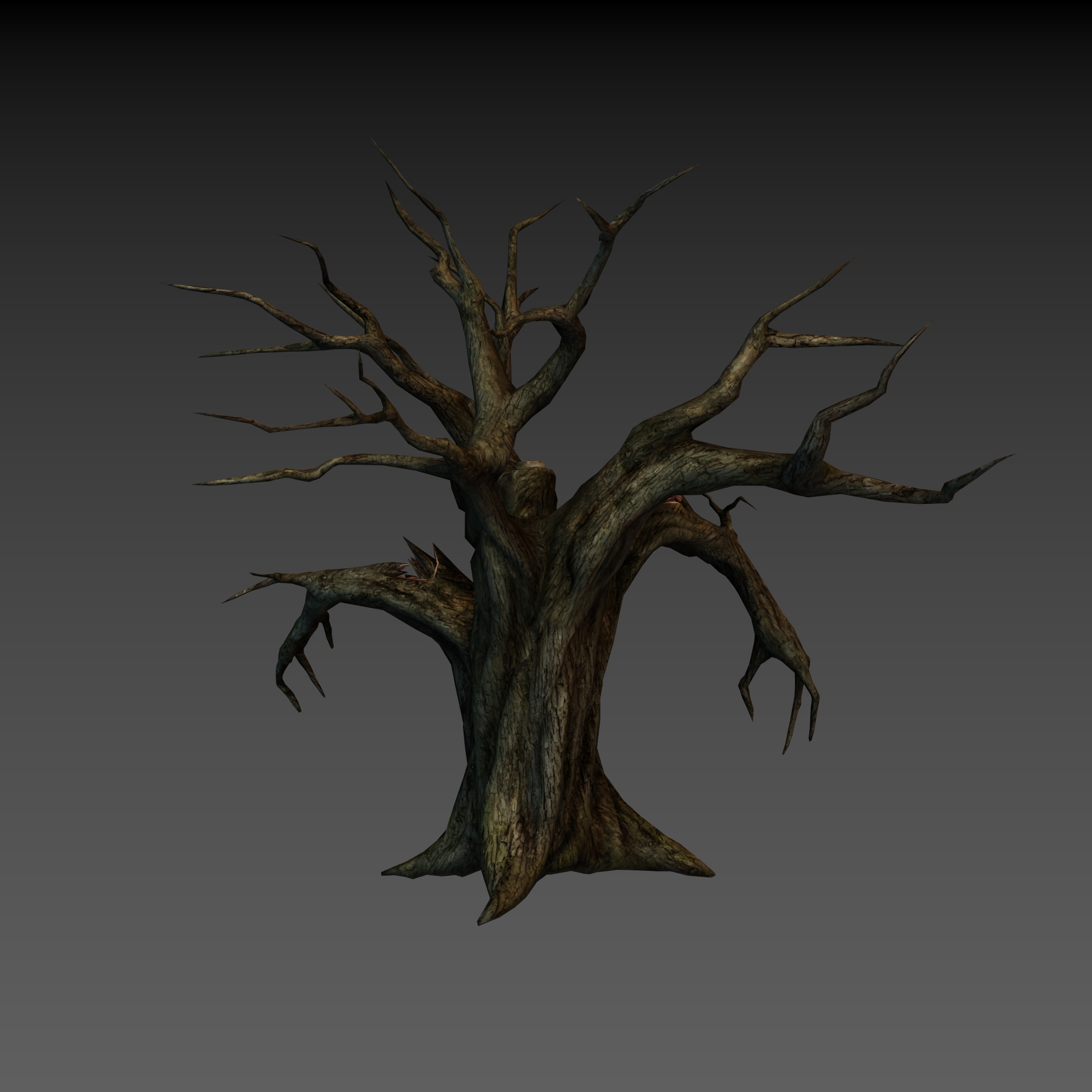 3d tree monster model