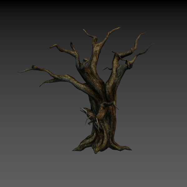 3d tree monster model