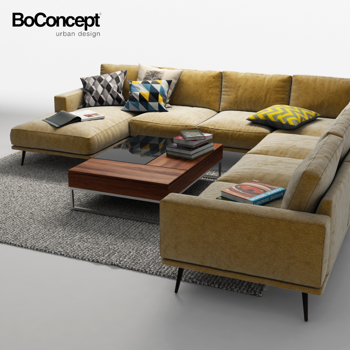 boconcept sofa 3d obj