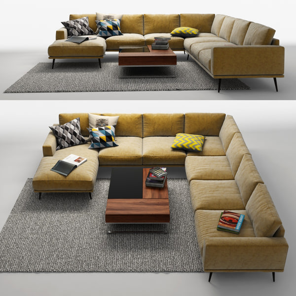 boconcept sofa 3d obj