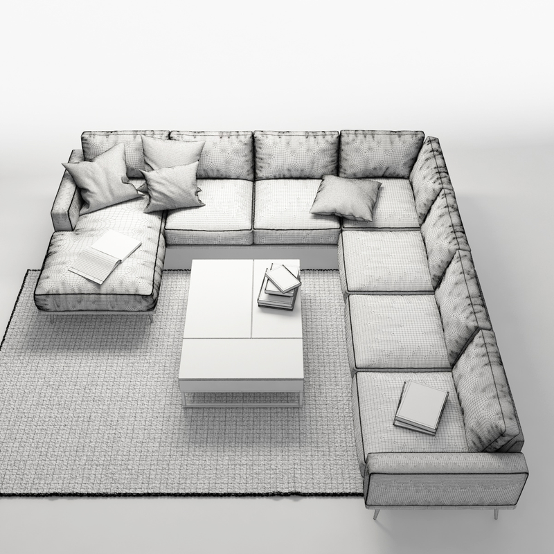 boconcept sofa 3d obj