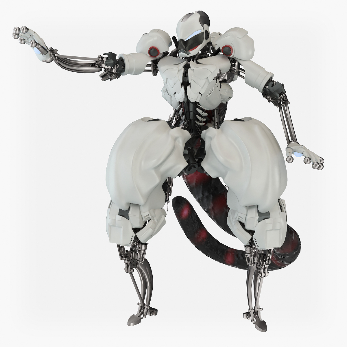 3d character mewtwo pokemon model