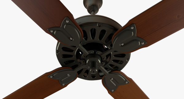 ceiling fan 1940s obj