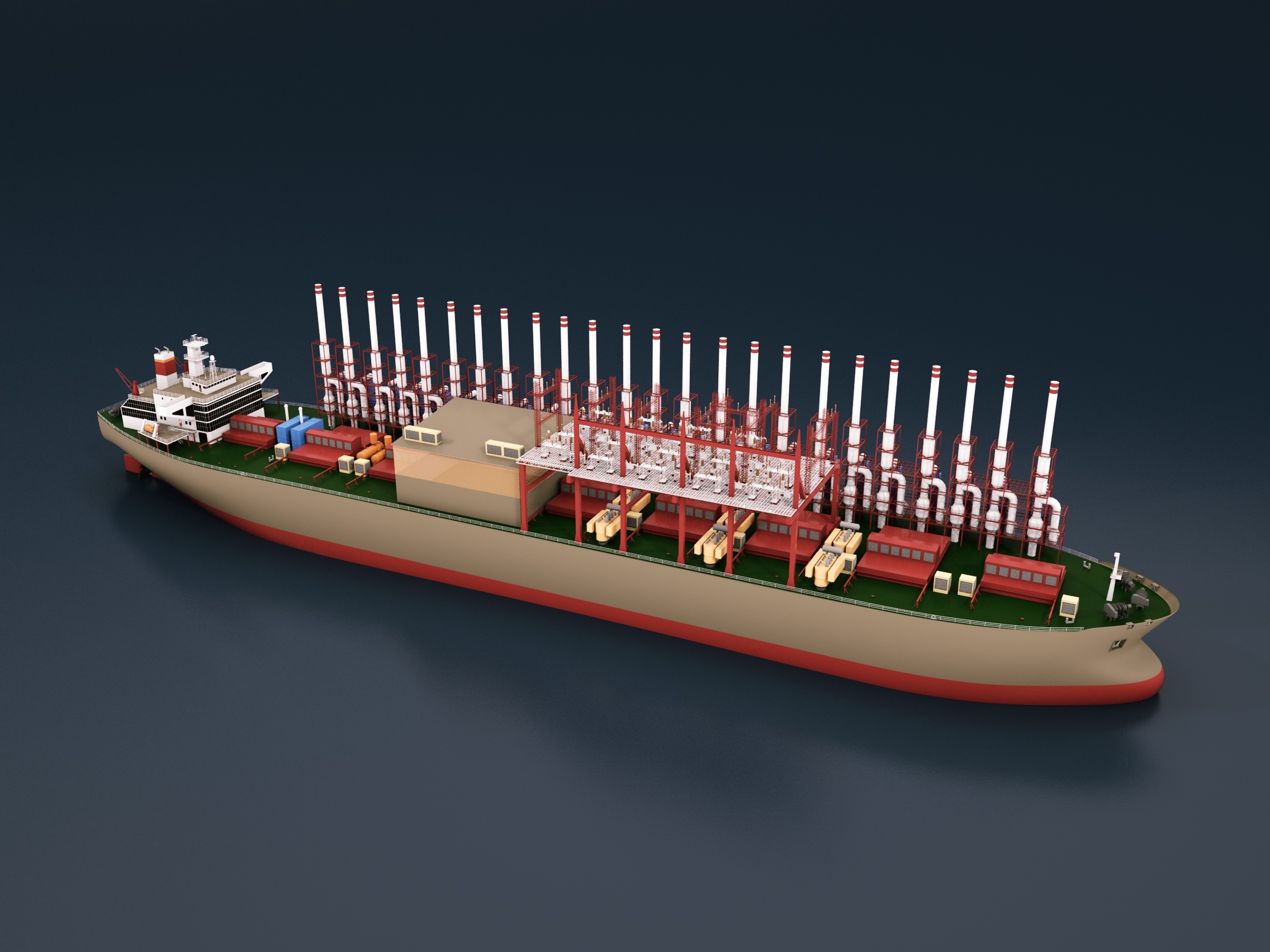 electric power ship c4d