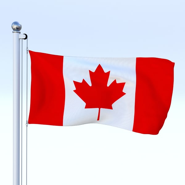Canadian Flag 3D Models for Download | TurboSquid