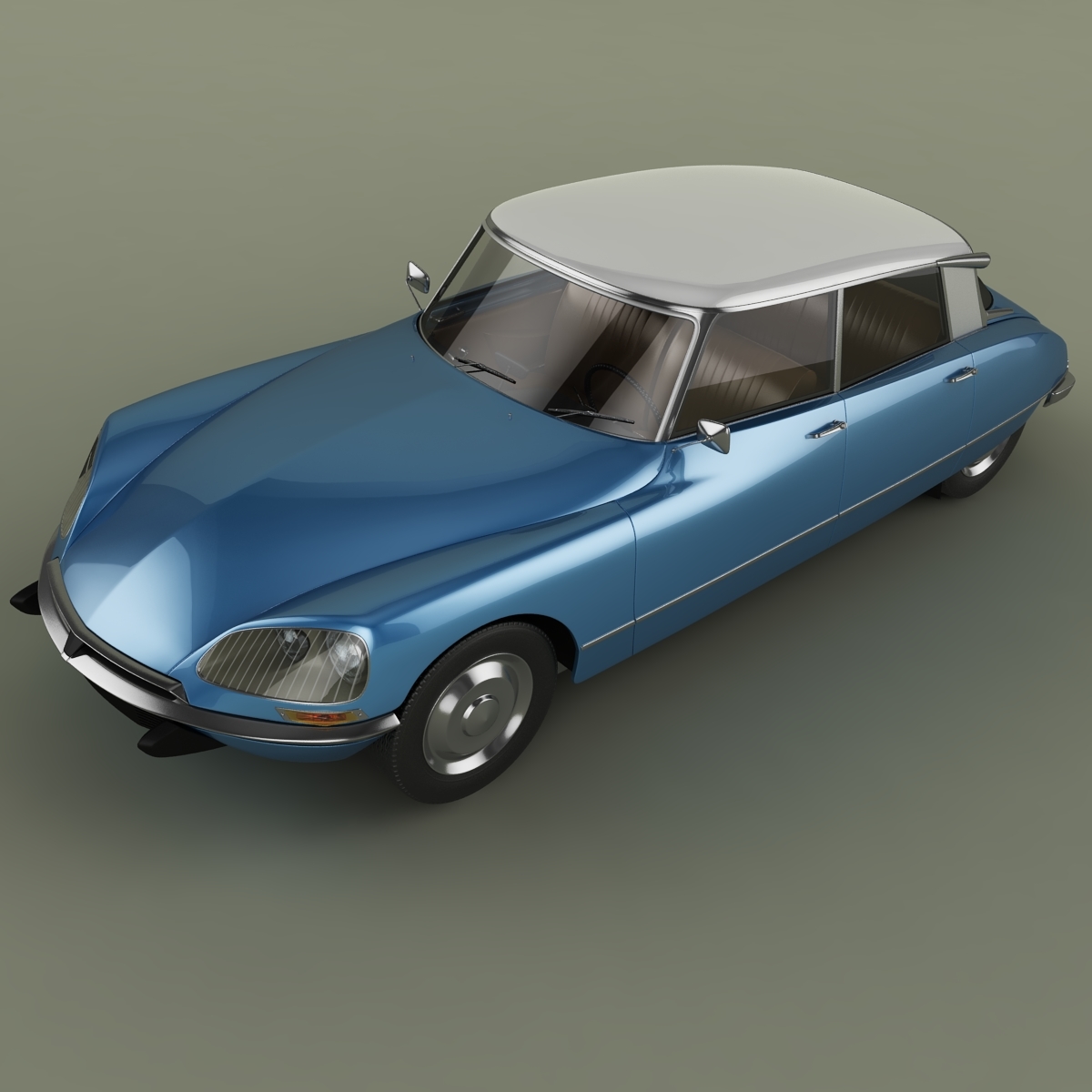 3d 1969 citroen ds 21 model