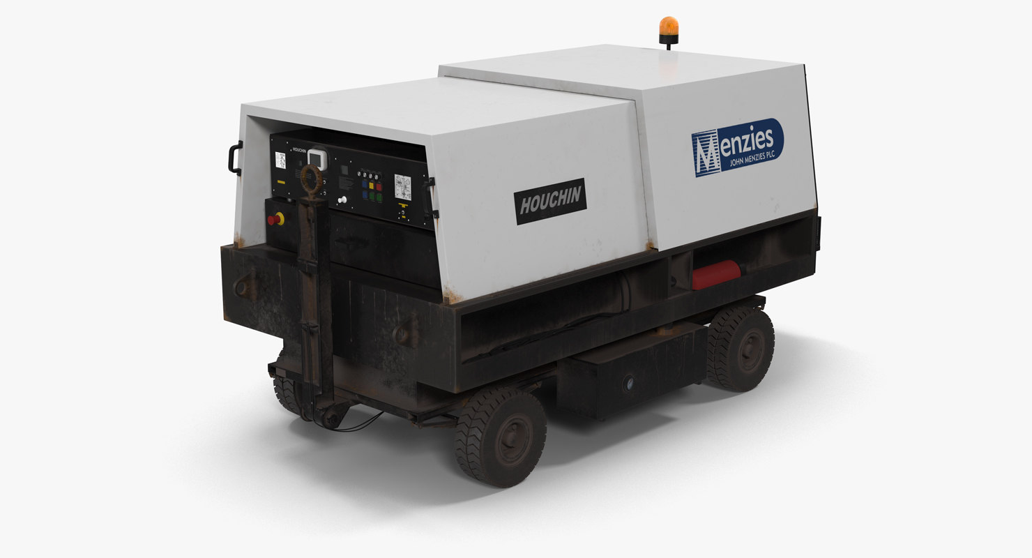 airport ground power unit 3d obj