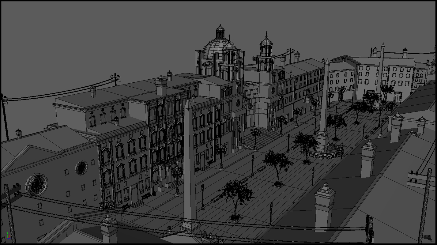 modelo 3d Plaza de Armas, Low Poly - TurboSquid 1086133