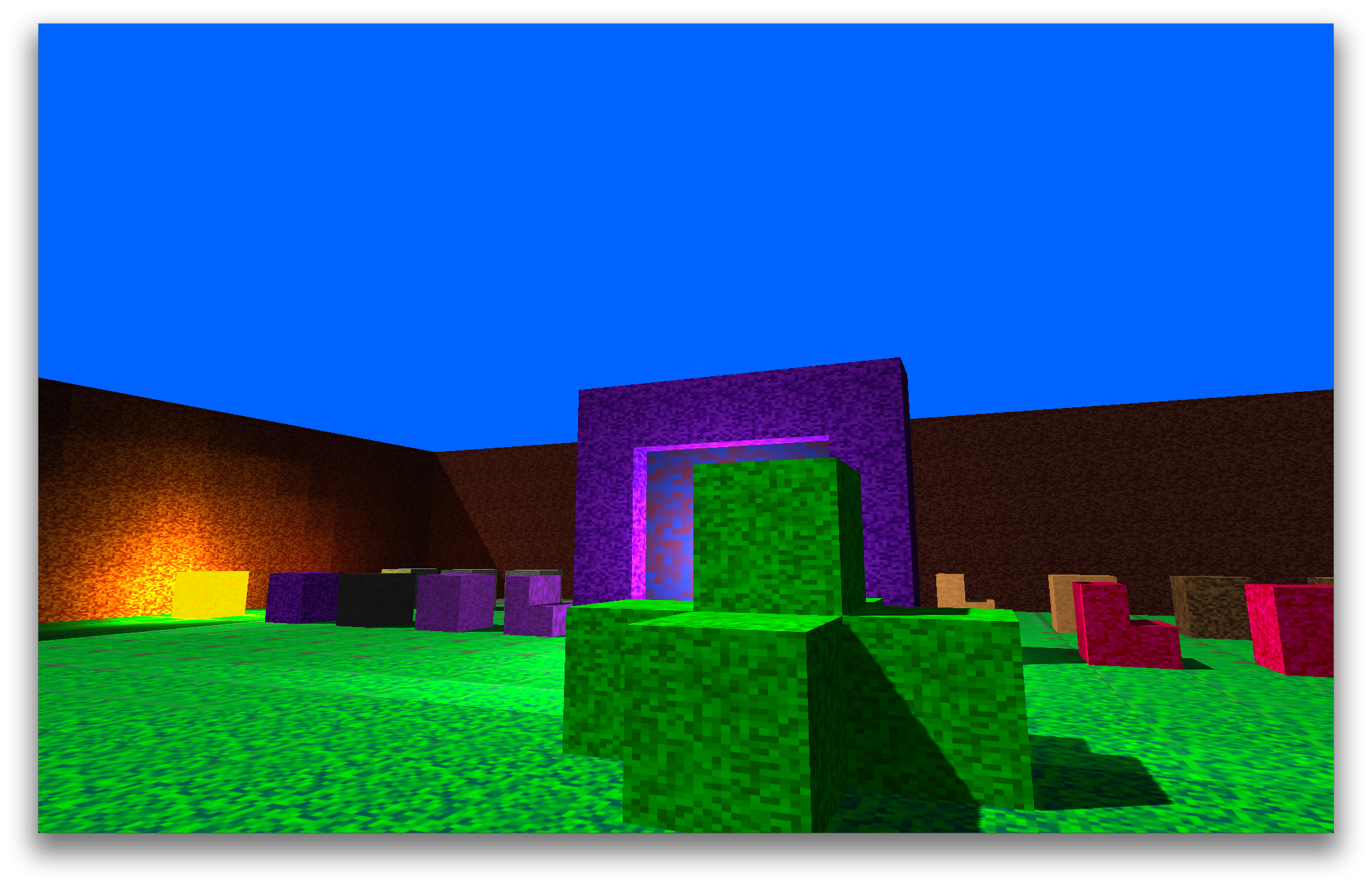 free 3ds model simple minecraft pack landscape