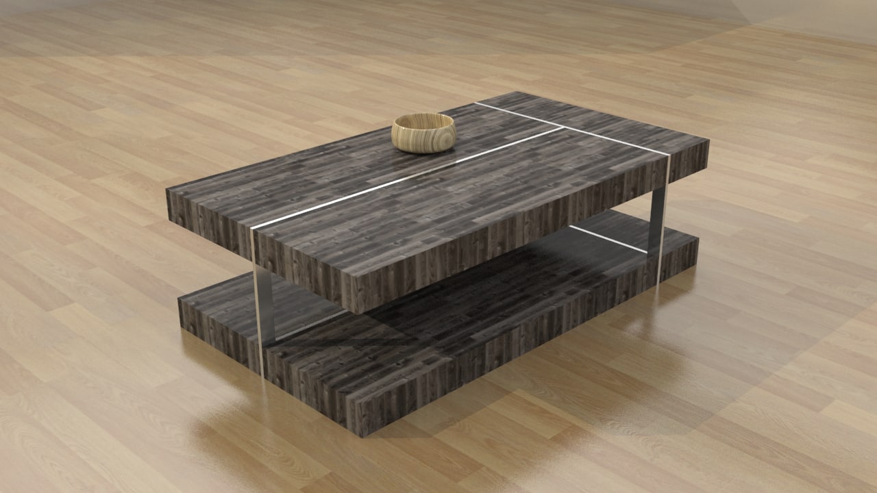 modern coffee table 3d max