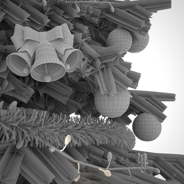 3d christmas tree model