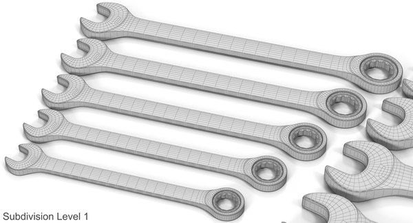wrenches 3d model
