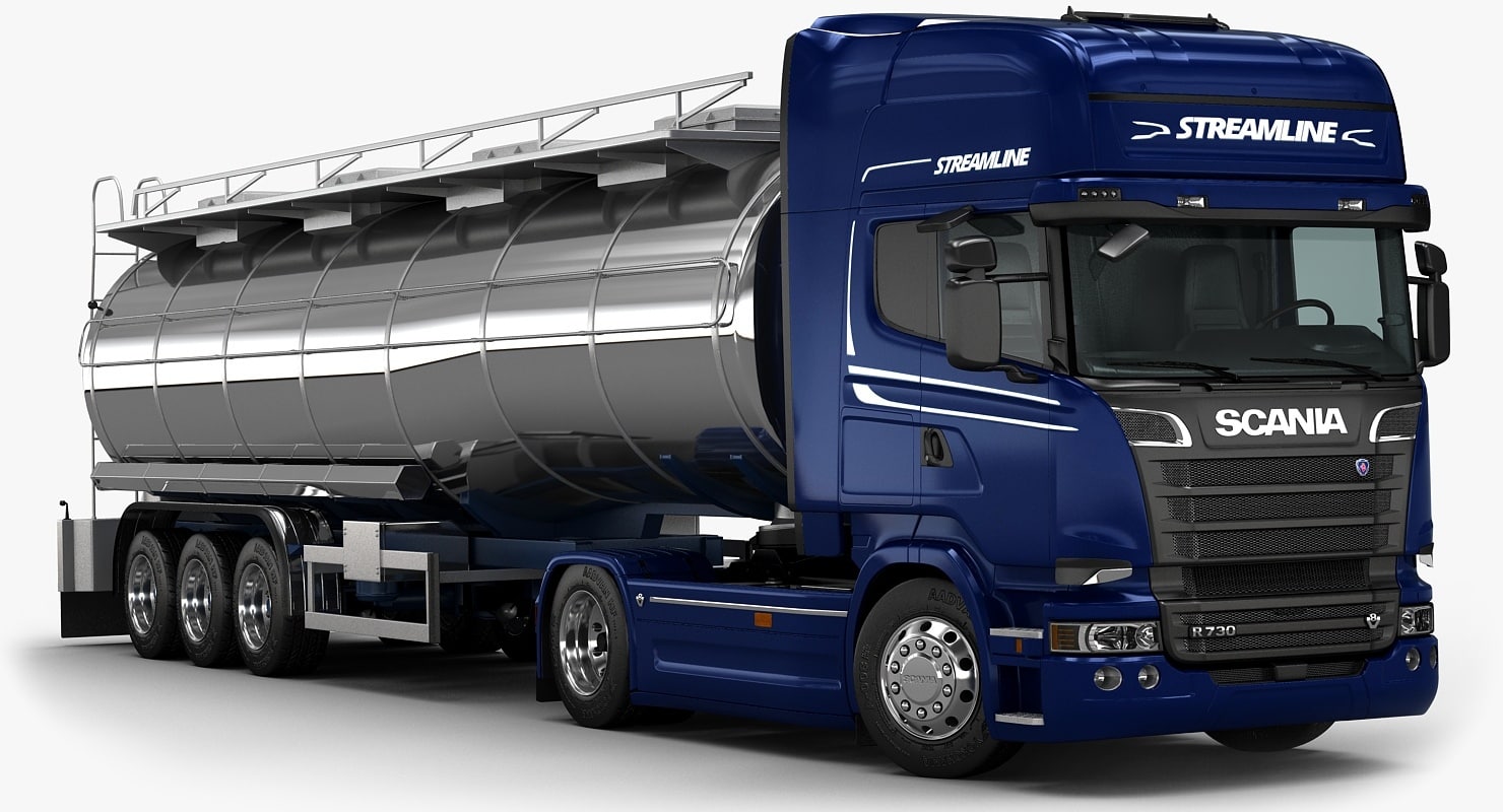 3d model 2016 scania r730 fuel