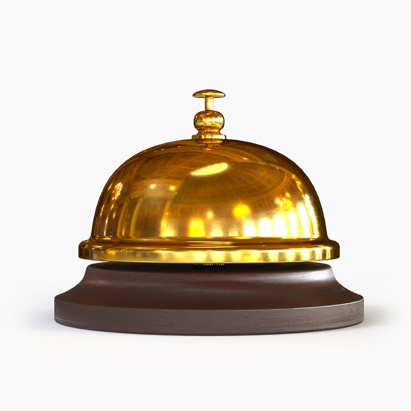 3d model reception bell