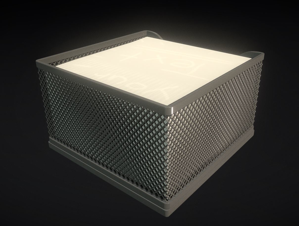 wire mesh cube 3d 3ds