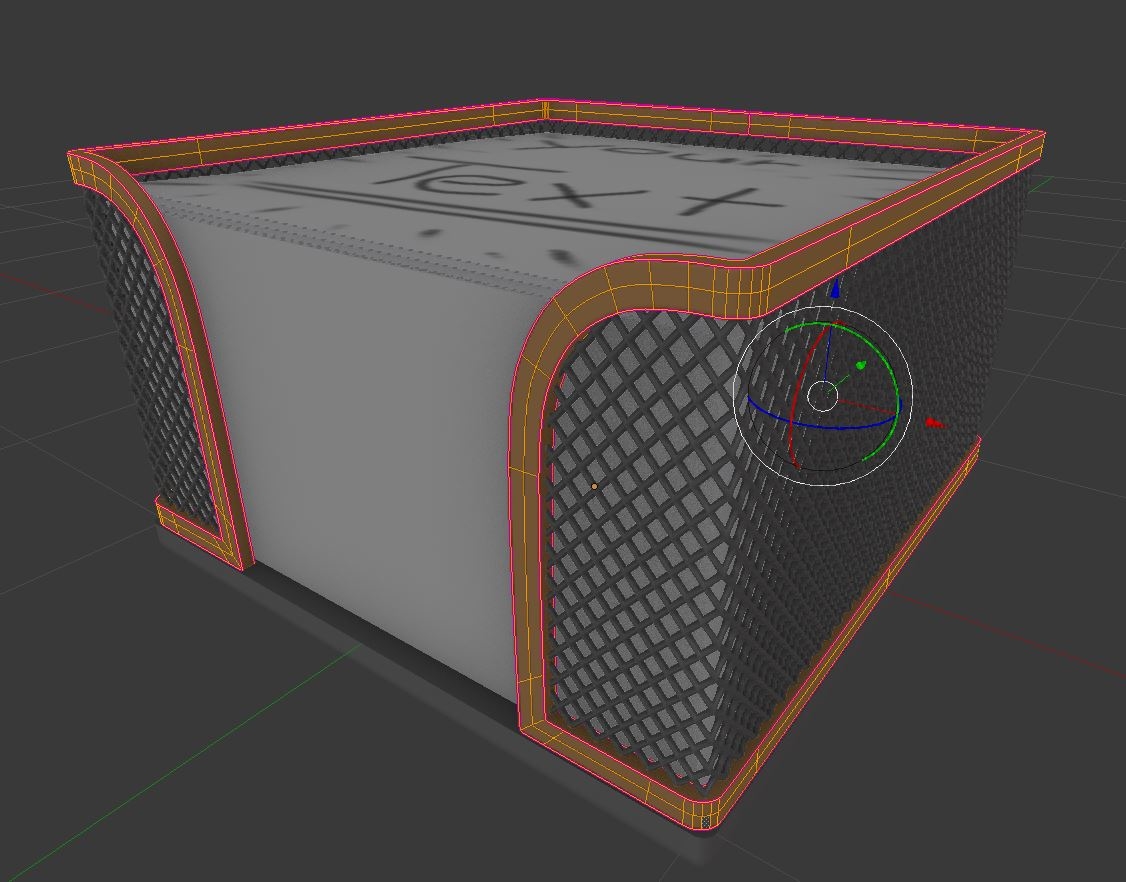 wire mesh cube 3d 3ds