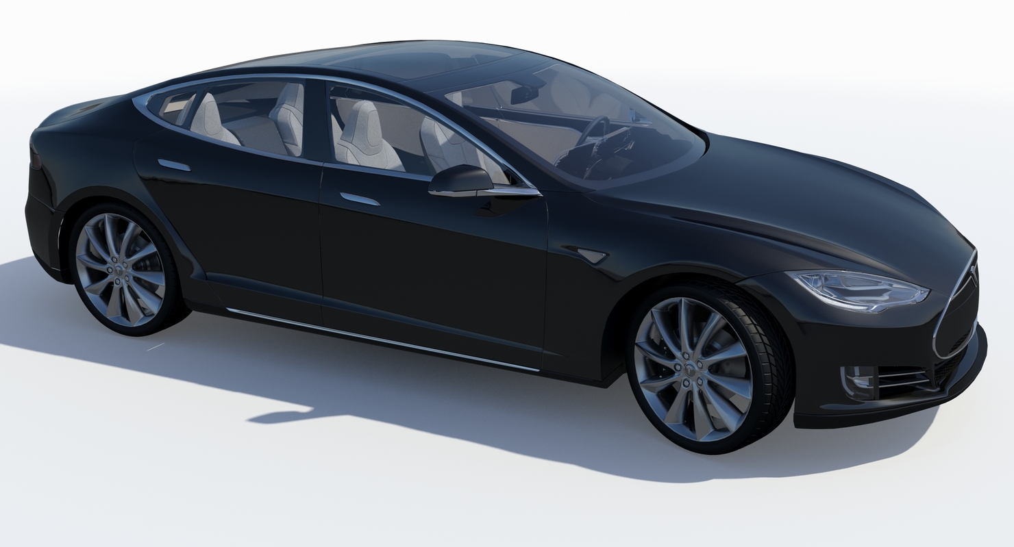3d tesla s modelled
