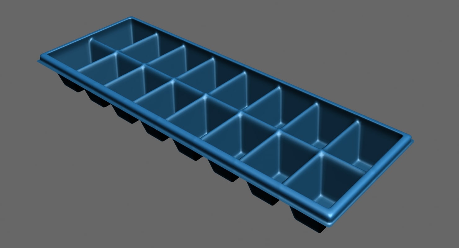 ice cube tray 3d max