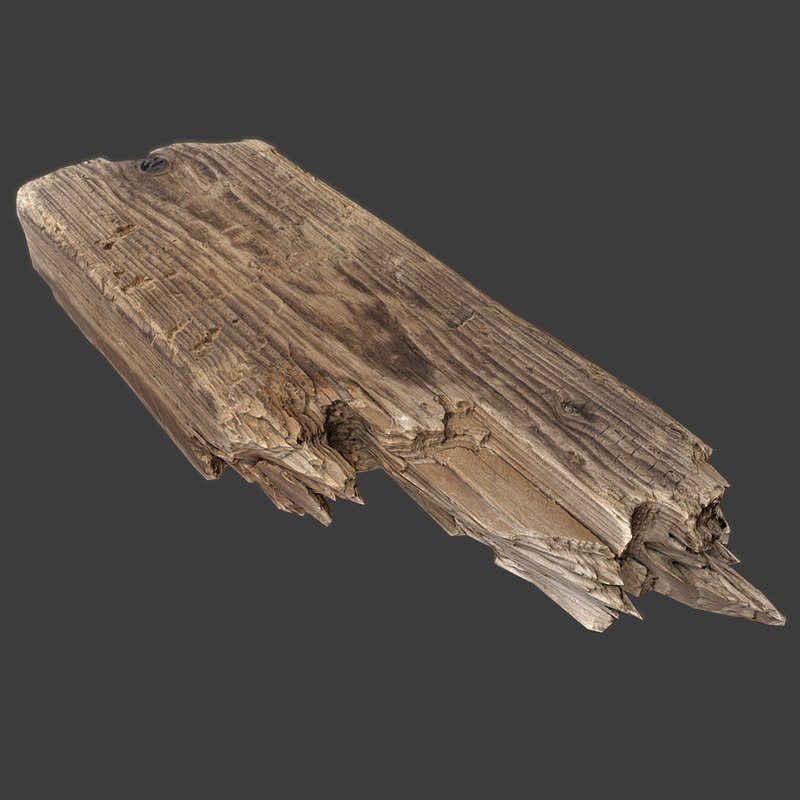 wood timber debris 3d model