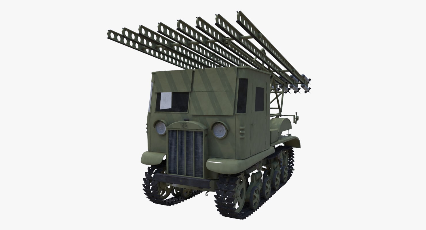 3d soviet katyusha rocket launcher