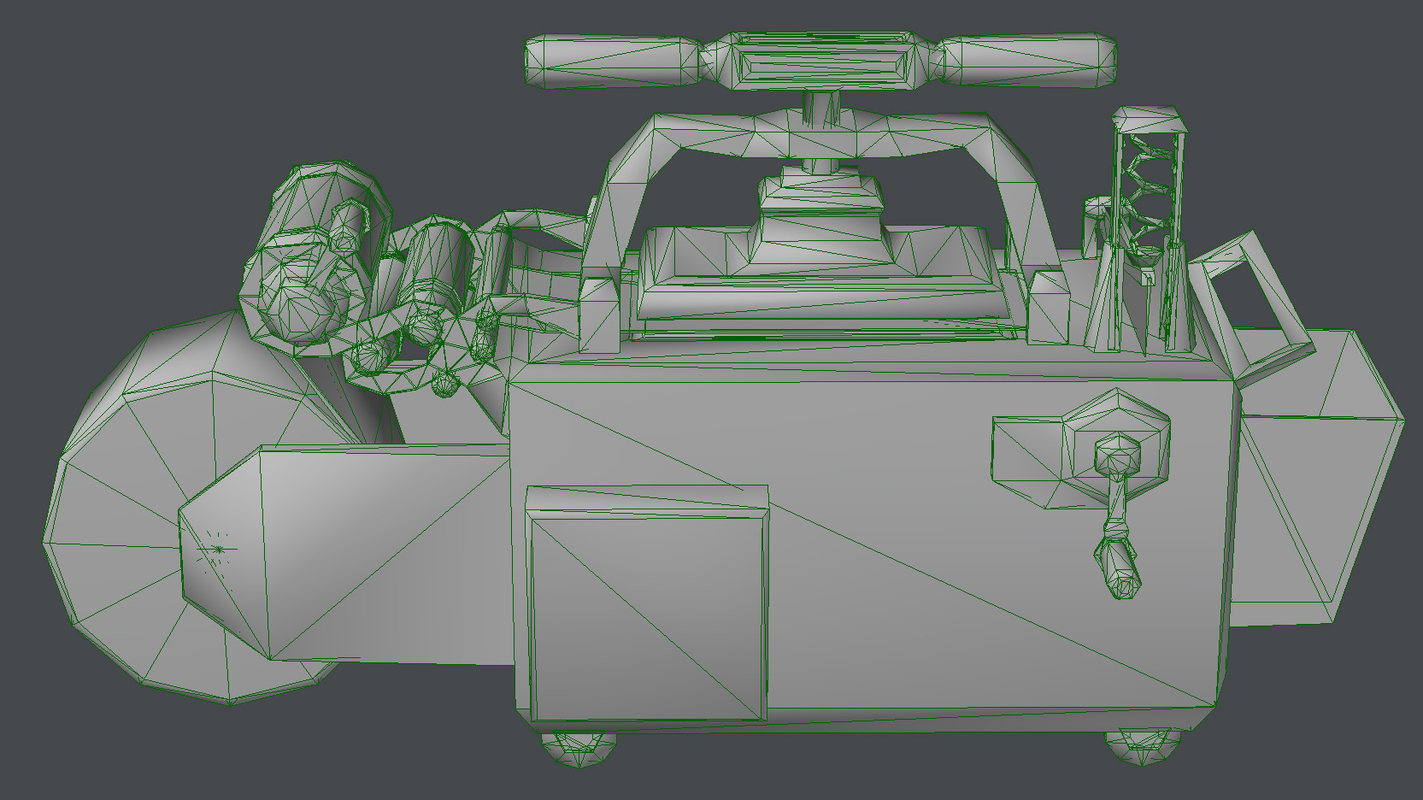 3d paper press model