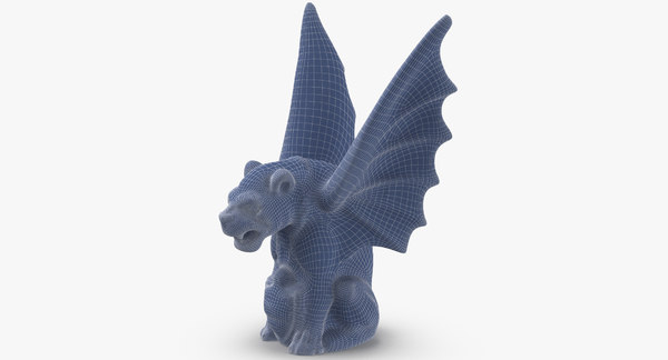 3d model gargoyle 01