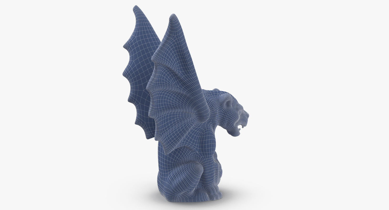 3d model gargoyle 01