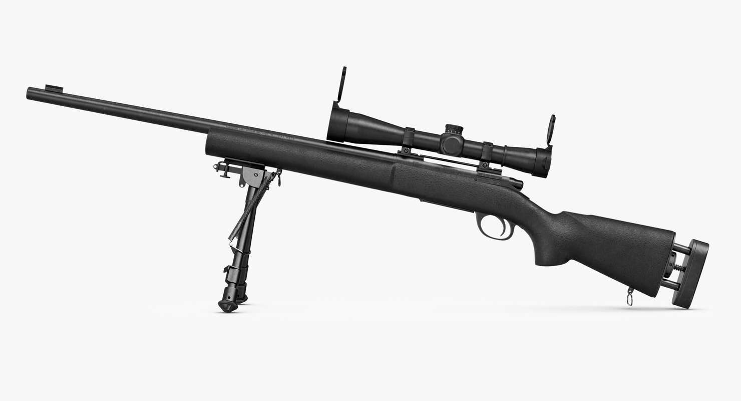 sniper rifle m24 3d ma