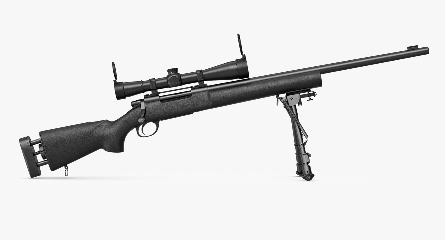 sniper rifle m24 3d ma