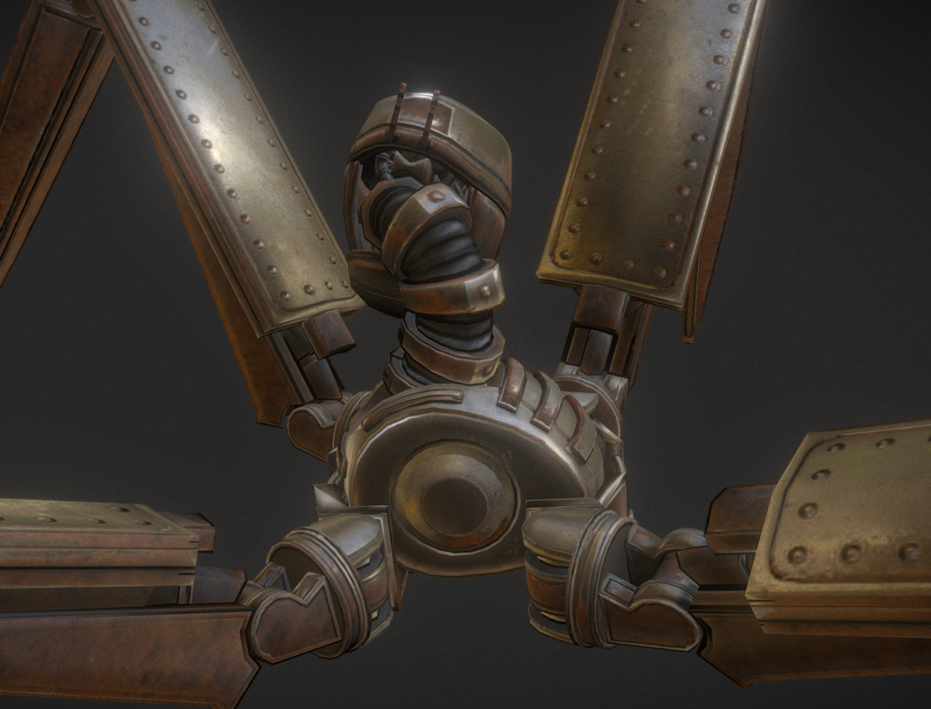 rusty version 3d obj