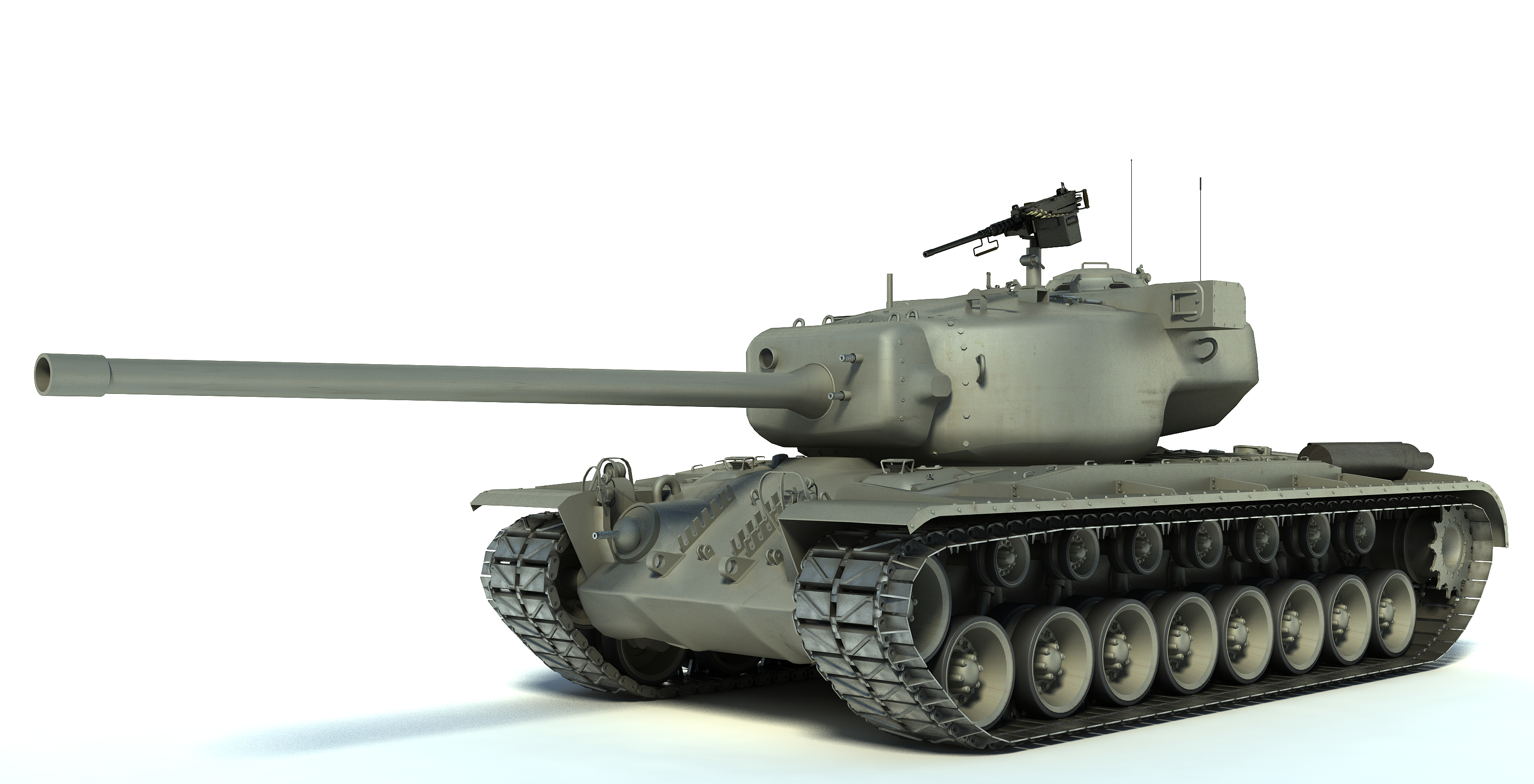 3d model t29 heavy tank wwii