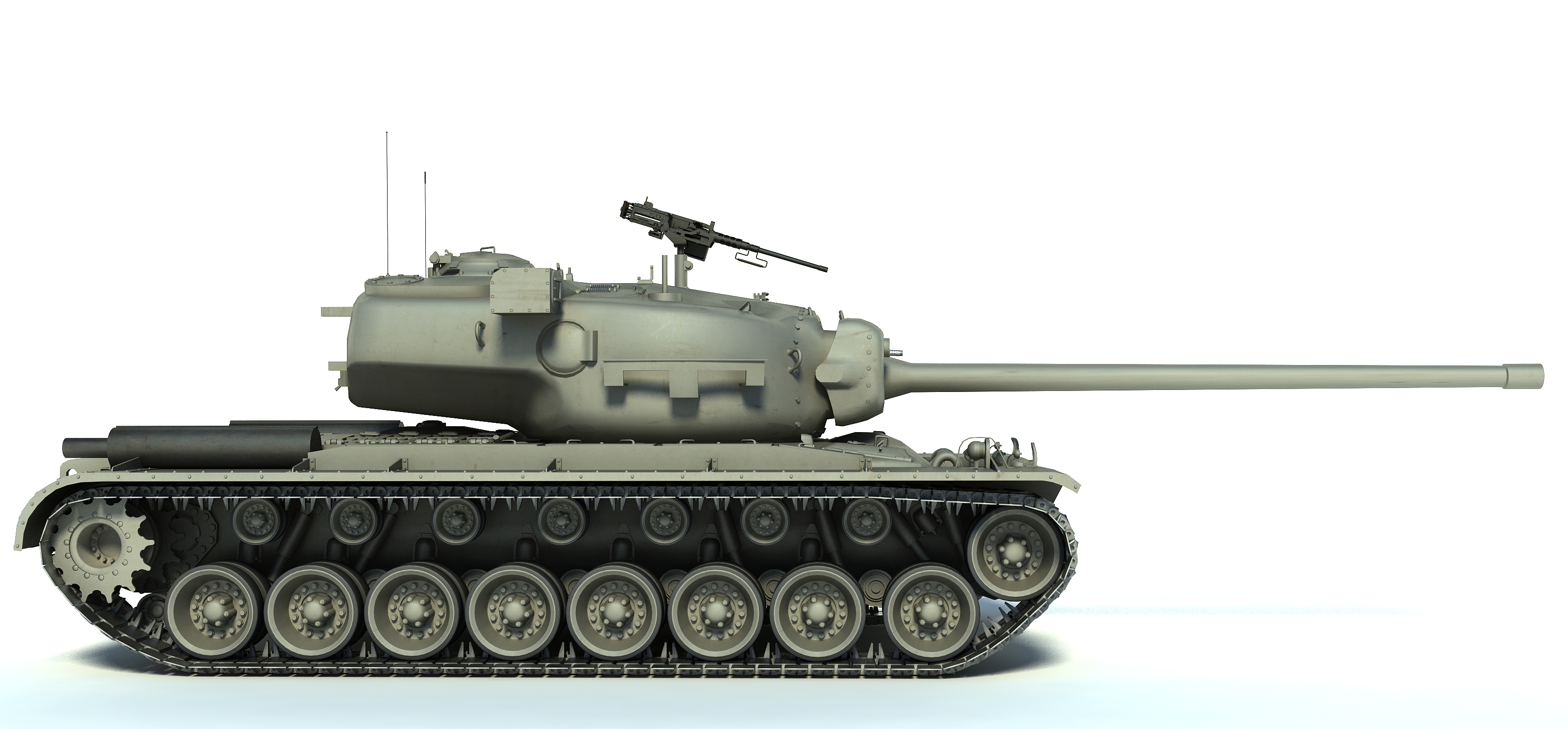 3d model t29 heavy tank wwii