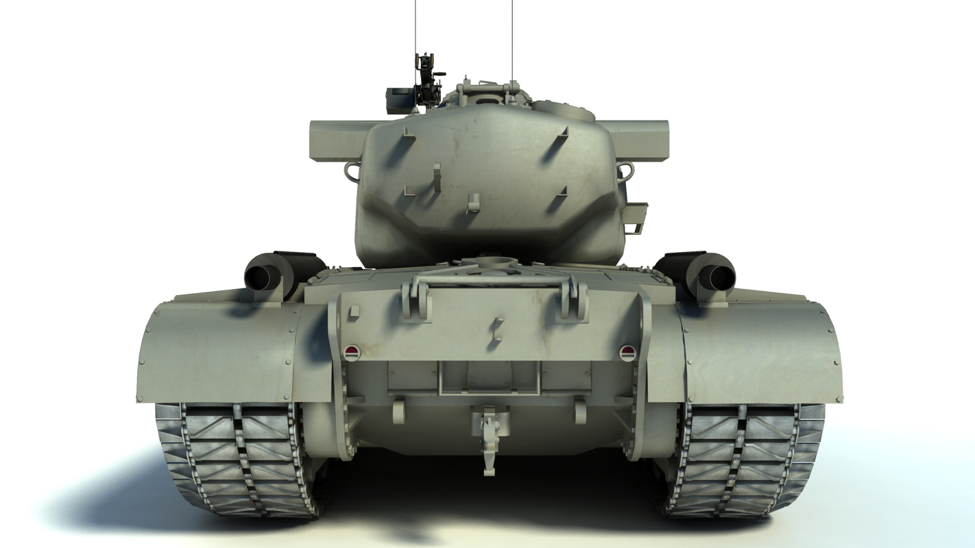 3d model t29 heavy tank wwii
