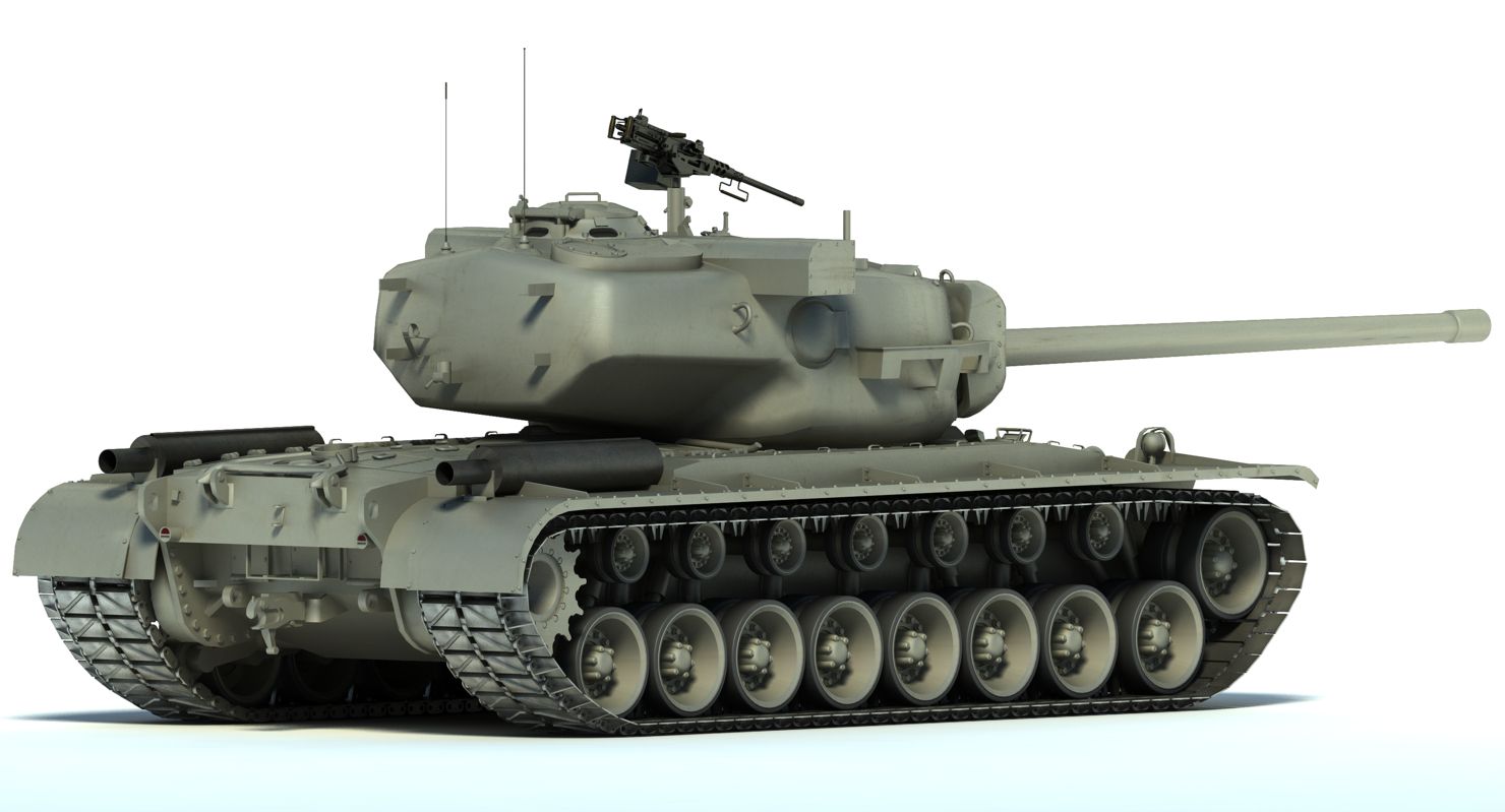 3d model t29 heavy tank wwii