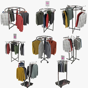 Clothes Rack 3D Models for Download | TurboSquid