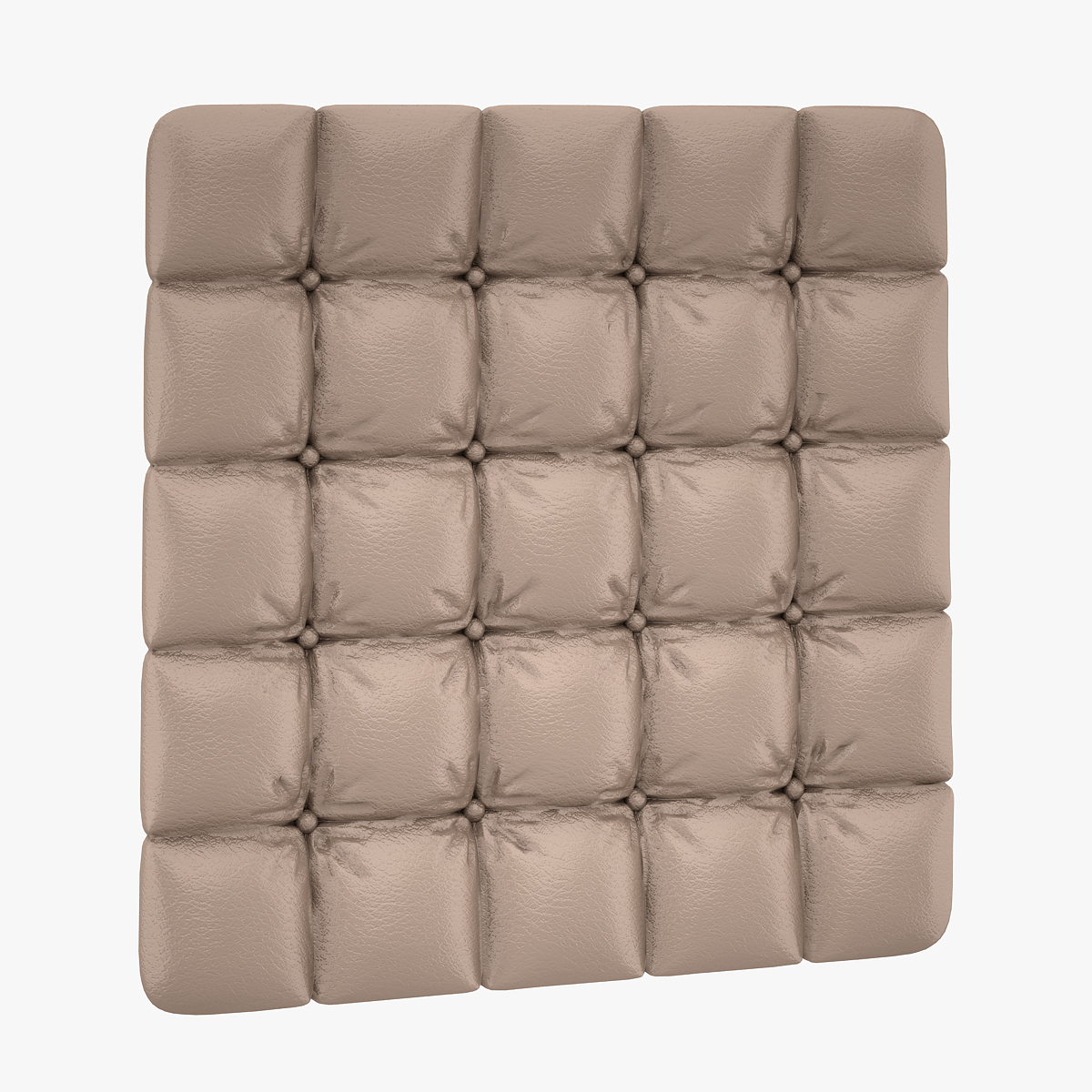 3d capitone wall panel model